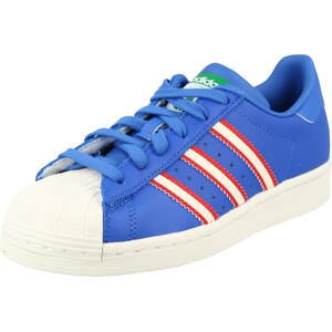 ADIDAS ORIGINALS Сникърси 'Superstar' кралско синьо / зелено / червено ...