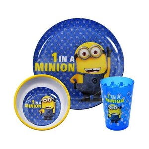 Комплект За Хранене DESPICABLE ME 1 In A Minion 3PC Dinner Set - GLAMI.bg