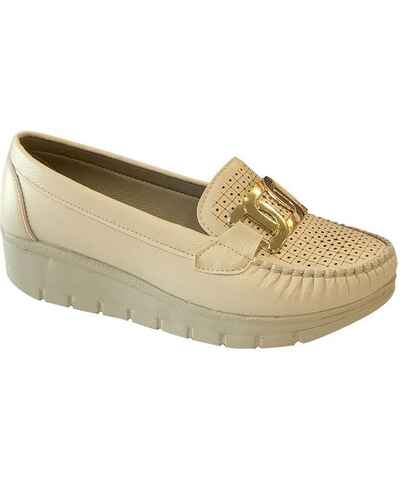 Бежови дамски обувки EZEL - GLAMI.bg