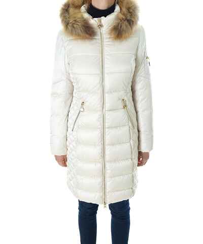 Бели, коледни, дълги дамски якета и палта MODA PIU ANNA - GLAMI.bg