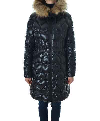 Черни пухенки MODA PIU ANNA, с доставка преди Коледа, с качулка - GLAMI.bg