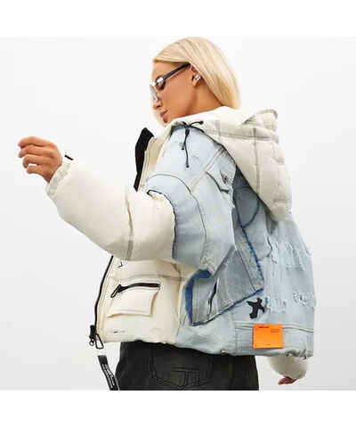 Дънкови, спортно-елегантни, свободна кройка дрехи MODA PIU ANNA - GLAMI.bg