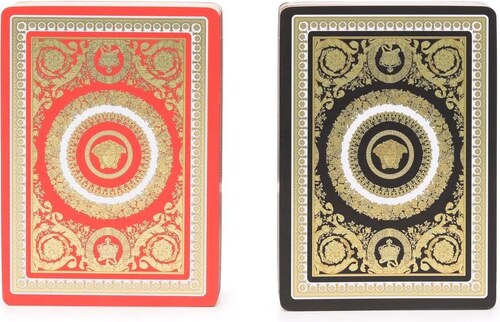 Versace Barocco playing cards set - Black - GLAMI.bg