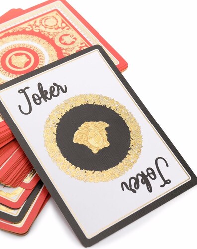 Versace Barocco playing cards set - Black - GLAMI.bg