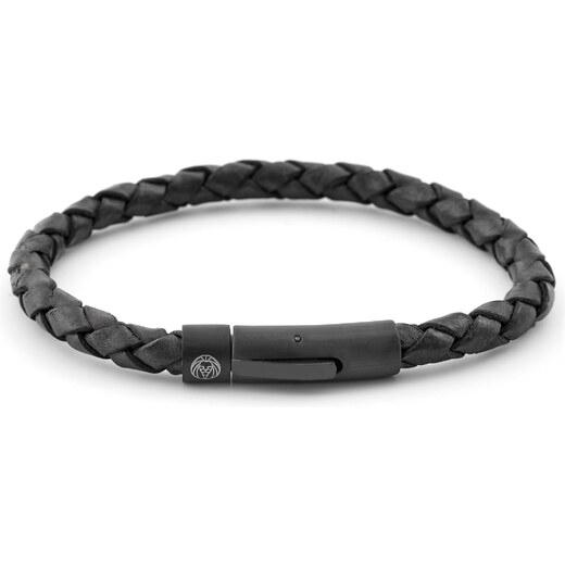 Lucleon Чисточерна кожена гривна - GLAMI.bg