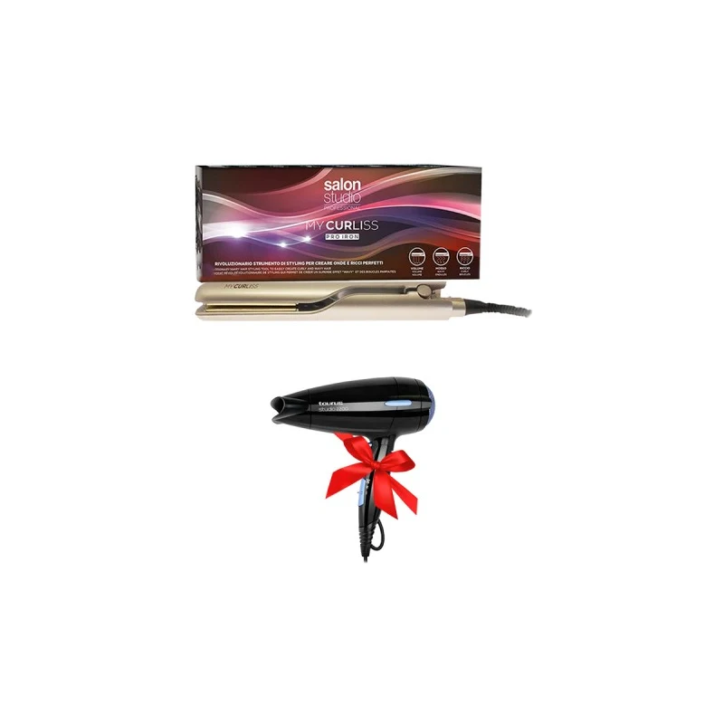 Професионална преса за коса Milano My Curliss + Подарък Сешоар Taurus ...