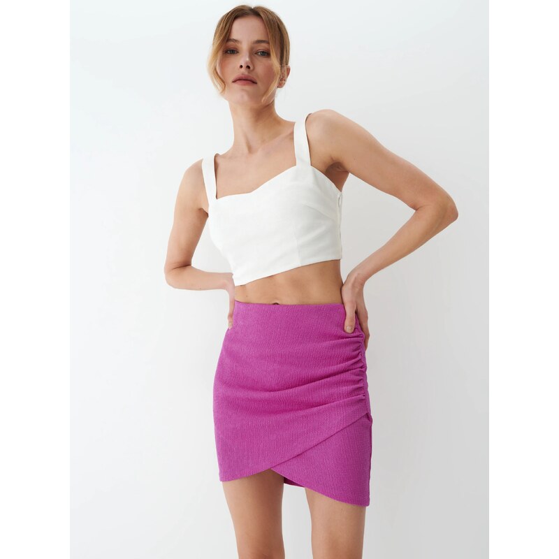 Mohito - Пола тип „прегърни ме“ - Розов - 38 - (8831Q-43X) - GLAMI.bg