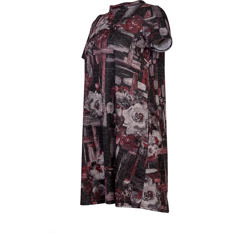 Andrews Ladies Дамска рокля с малка поло яка и разкрояване в долната ...