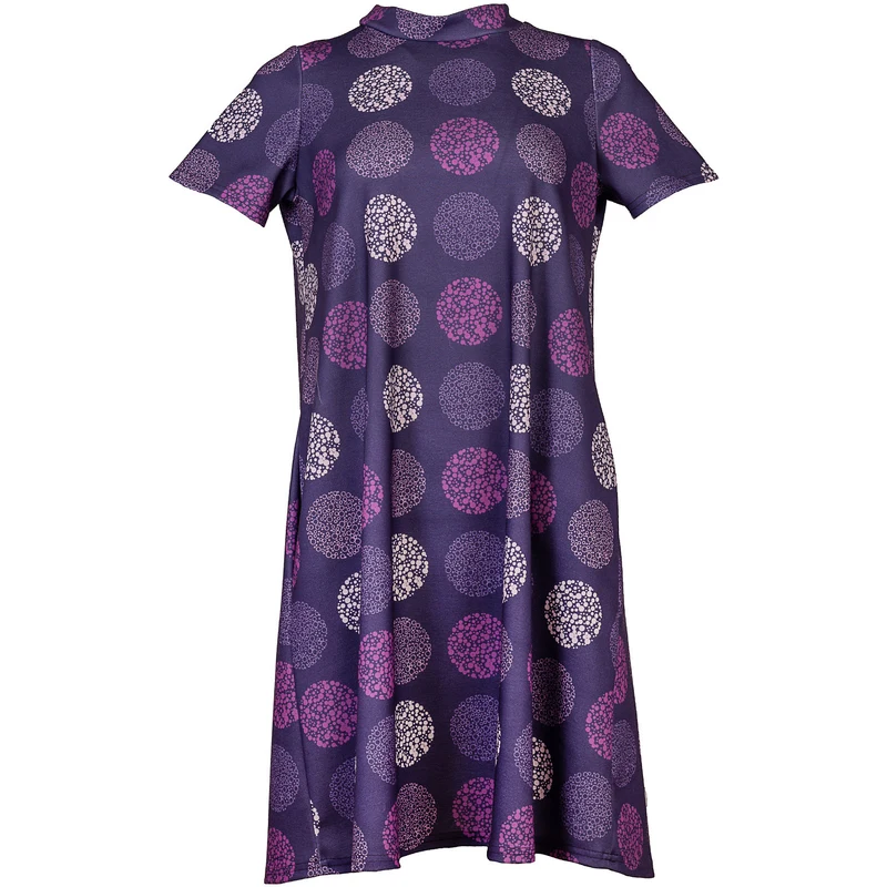 Andrews Ladies Дамска рокля с малка поло яка и разкрояване в долната ...