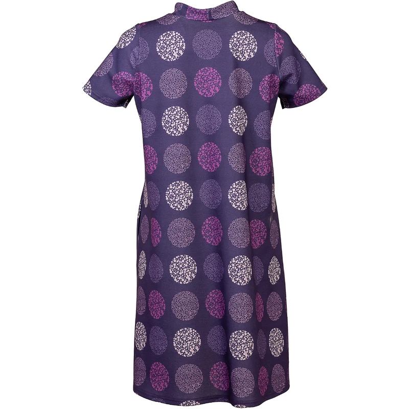 Andrews Ladies Дамска рокля с малка поло яка и разкрояване в долната ...