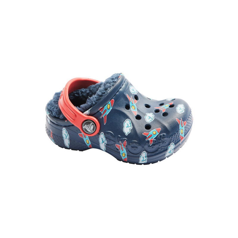 Детски тъмносини подплатени гумени чехли Crocs - GLAMI.bg