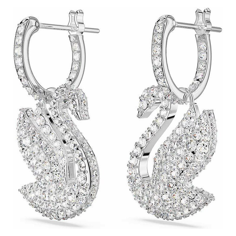 Обици Swarovski 5647545 ICONIC SWAN - GLAMI.bg