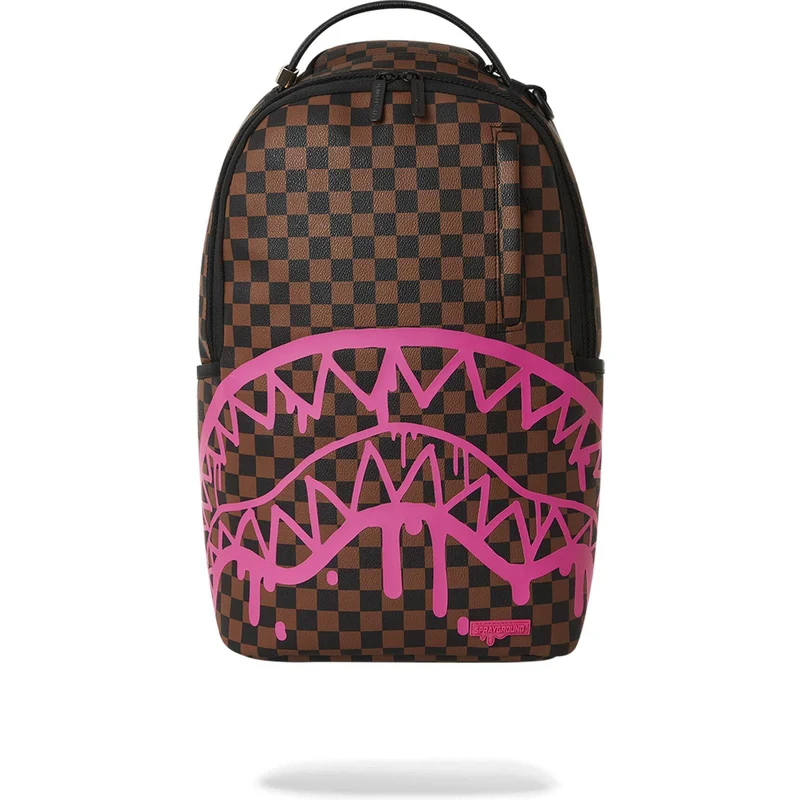 SPRAYGROUND Раница PINK DRIP BROWN CHECK - GLAMI.bg