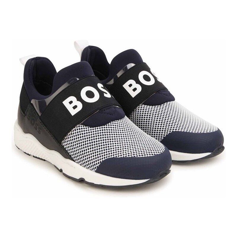 Детски маратонки BOSS в тъмносиньо - GLAMI.bg