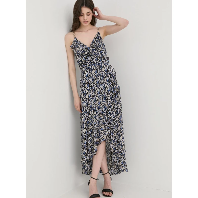 Рокля Morgan среднодълъг модел разкроен модел - GLAMI.bg