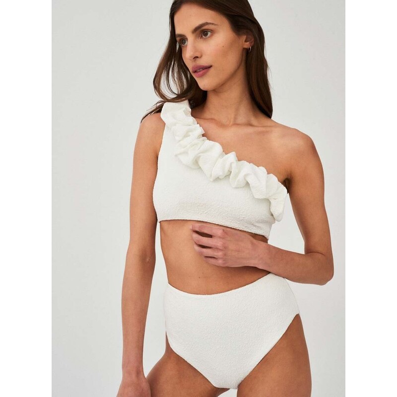 Горнище на бански Undress Code Birth of Venus в бяло с мека чашка - GLAMI.bg