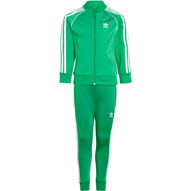 ADIDAS ORIGINALS Облекло за бягане 'Adicolor Sst' зелено / бяло - GLAMI.bg