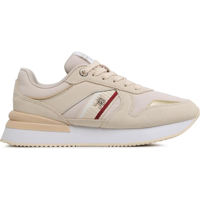 Сникърси Tommy Hilfiger Corp Webbing Runner Gold FW0FW07383 Бежов - GLAMI.bg