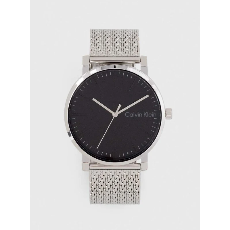 Часовник Calvin Klein 25200260 мъжки в сребристо - GLAMI.bg