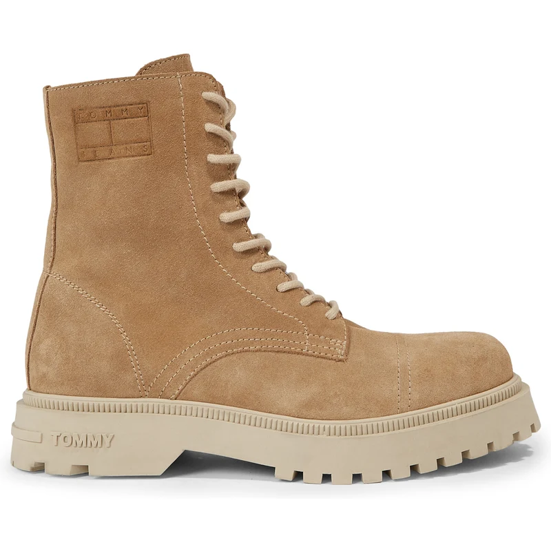 Туристически oбувки Tommy Jeans Tjm Casual Boot Suede EM0EM01336 Каки ...