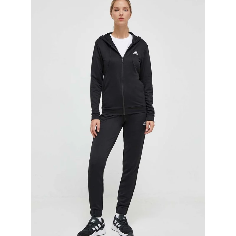 Анцуг adidas 0 дамски в черно HZ2258 - GLAMI.bg