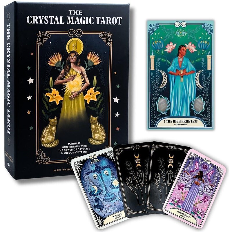 Orange Hippo Оригинални карти Таро The Crystal Magic Tarot - Kerry Ward ...