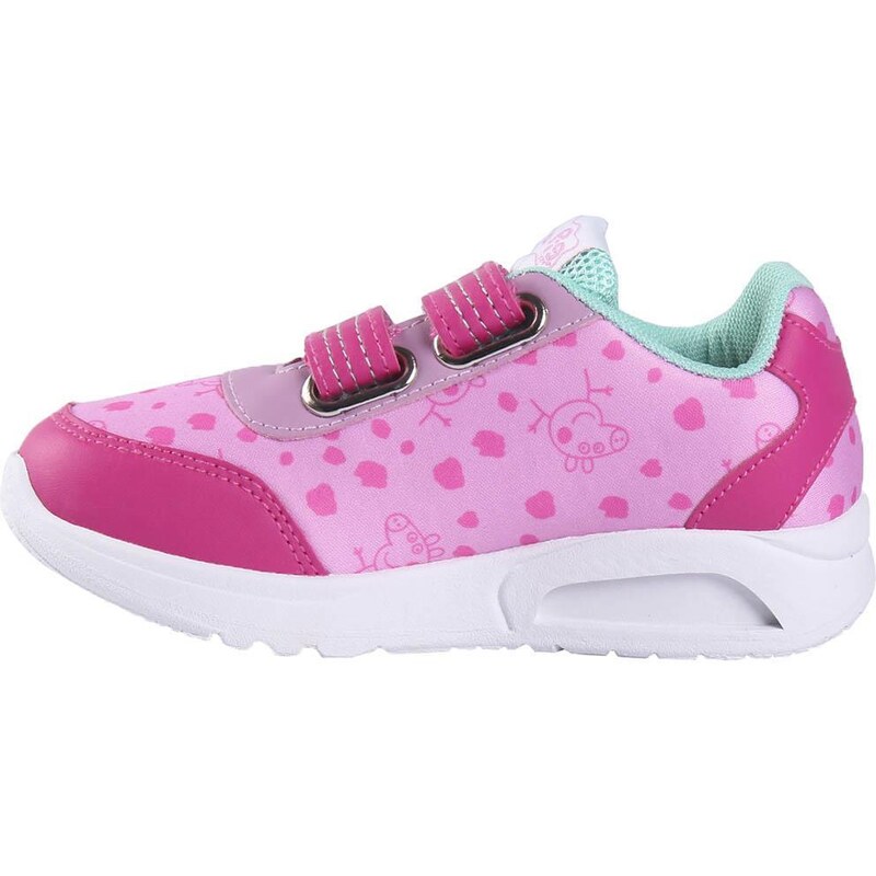 SPORTY SHOES PVC SOLE WITH LIGHTS ELASTICS PEPPA PIG - GLAMI.bg