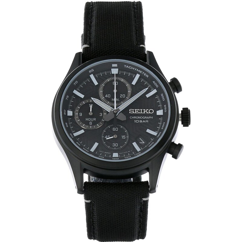 Часовник Seiko Dress Chronograph SSB421P1 Black/Black - GLAMI.bg