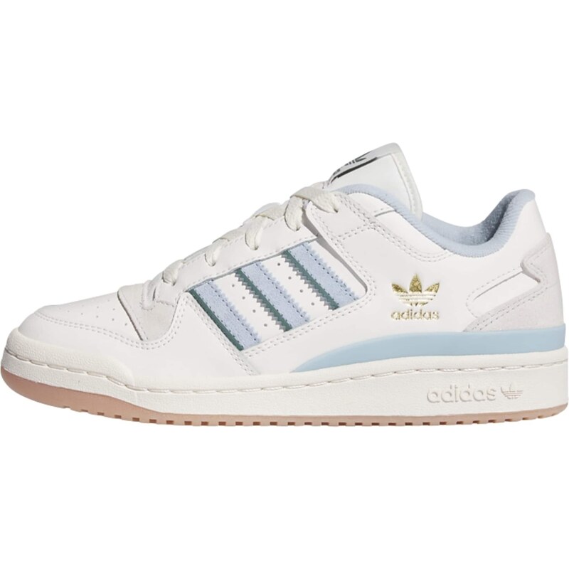 ADIDAS ORIGINALS Ниски маратонки 'Forum Low' синьо / злато / бяло ...