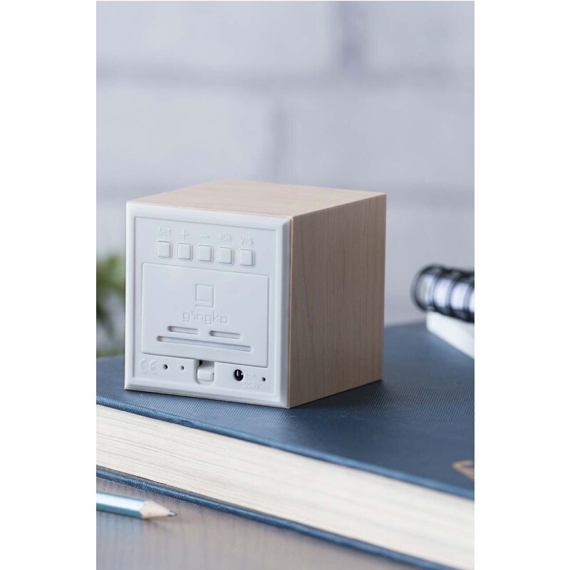 Настолен часовник Gingko Design Cube Click Clock - GLAMI.bg