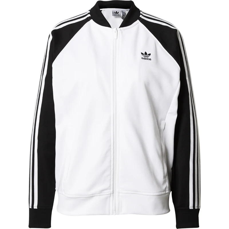 ADIDAS ORIGINALS Суичъри с качулка 'LOOSE' черно / бяло - GLAMI.bg