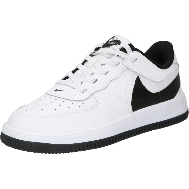 Nike Sportswear Сникърси 'Force 1 LOW EasyOn' черно / бяло - GLAMI.bg