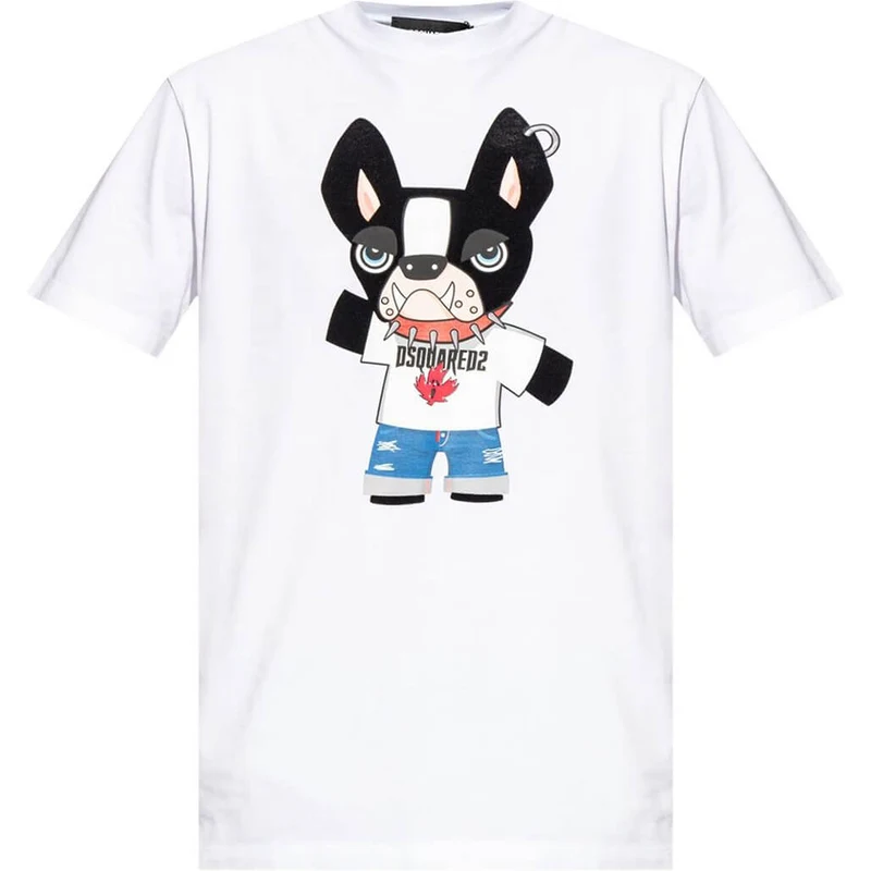 DSQUARED T-Shirt S74GD1325D20020 100 white - GLAMI.bg