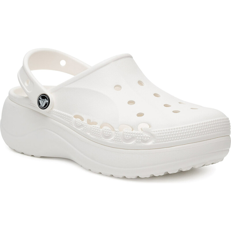 Чехли Crocs BAYA PLATFORM CLOG 208186-100 Бял - GLAMI.bg