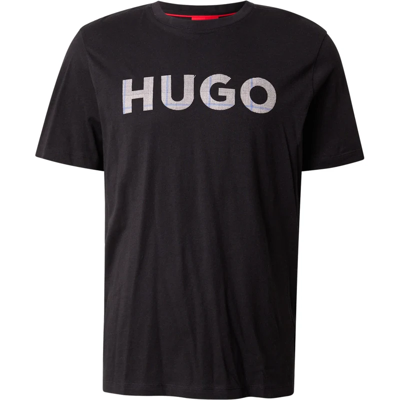 HUGO Тениска 'Dulivio' синьо / сиво / черно - GLAMI.bg