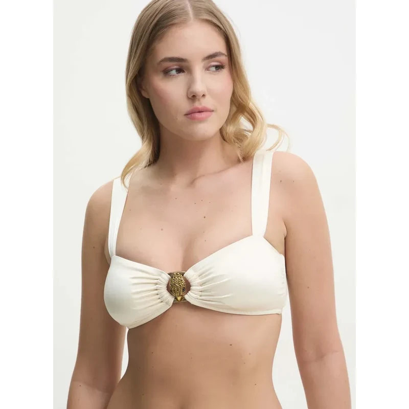 Горнище на бански Kurt Geiger London CHELSEA в бежово с леко подплатени чашки 4378010609 - GLAMI.bg